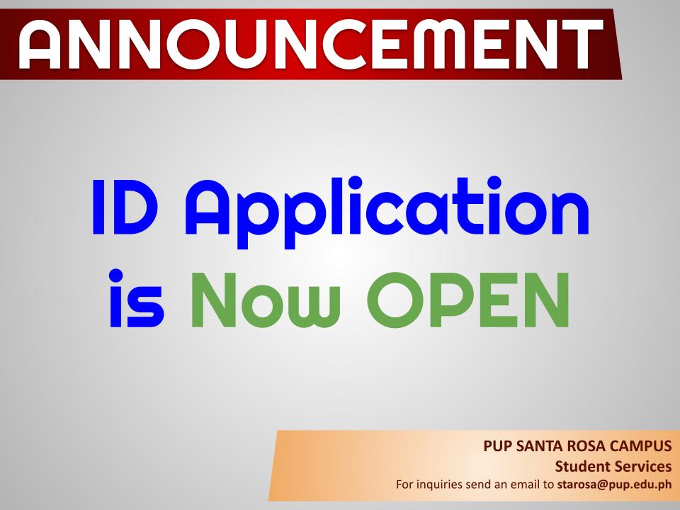 Announcement | ID Application 2023-24 | pid#5612 – Polytechnic ...